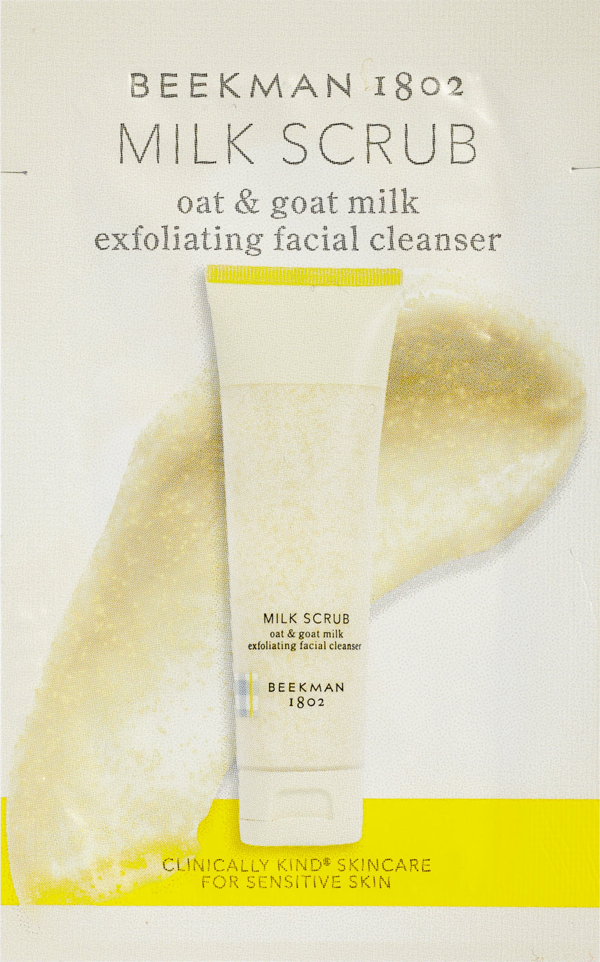 Milk Scrub Cleanser Sample Packette